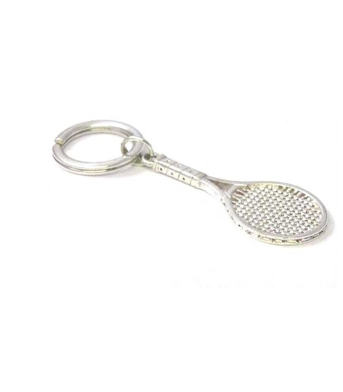 Silver keychains, padel keyrings, male keychain, gift keychain